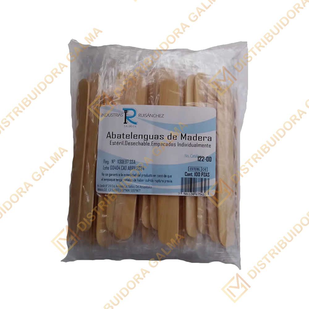Abatelenguas de Madera (RUIZSANCHEZ) – Distribuidora Galma