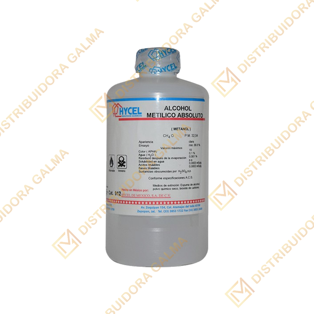 Alcohol Metílico (HYCEL) – Distribuidora Galma